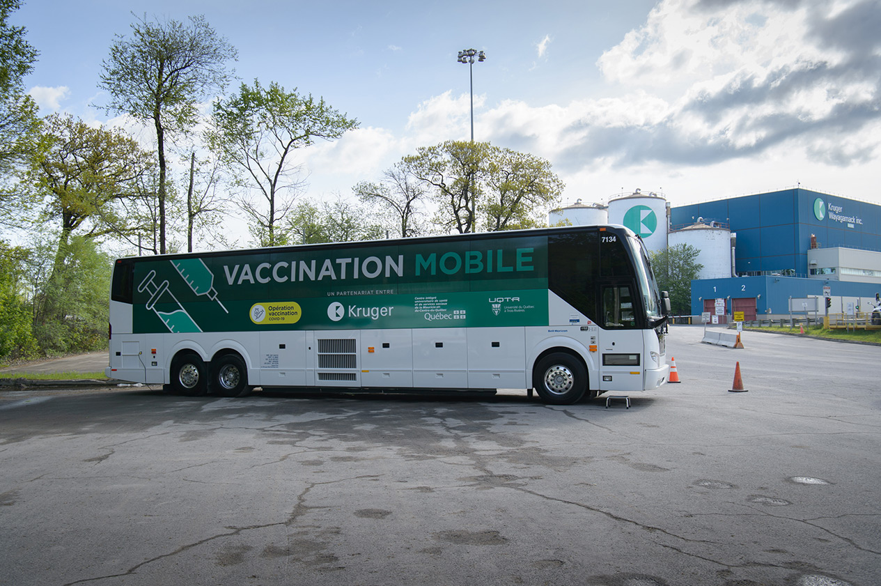 Kruger Helps to Launch a Mobile Vaccination Clinic - Kruger