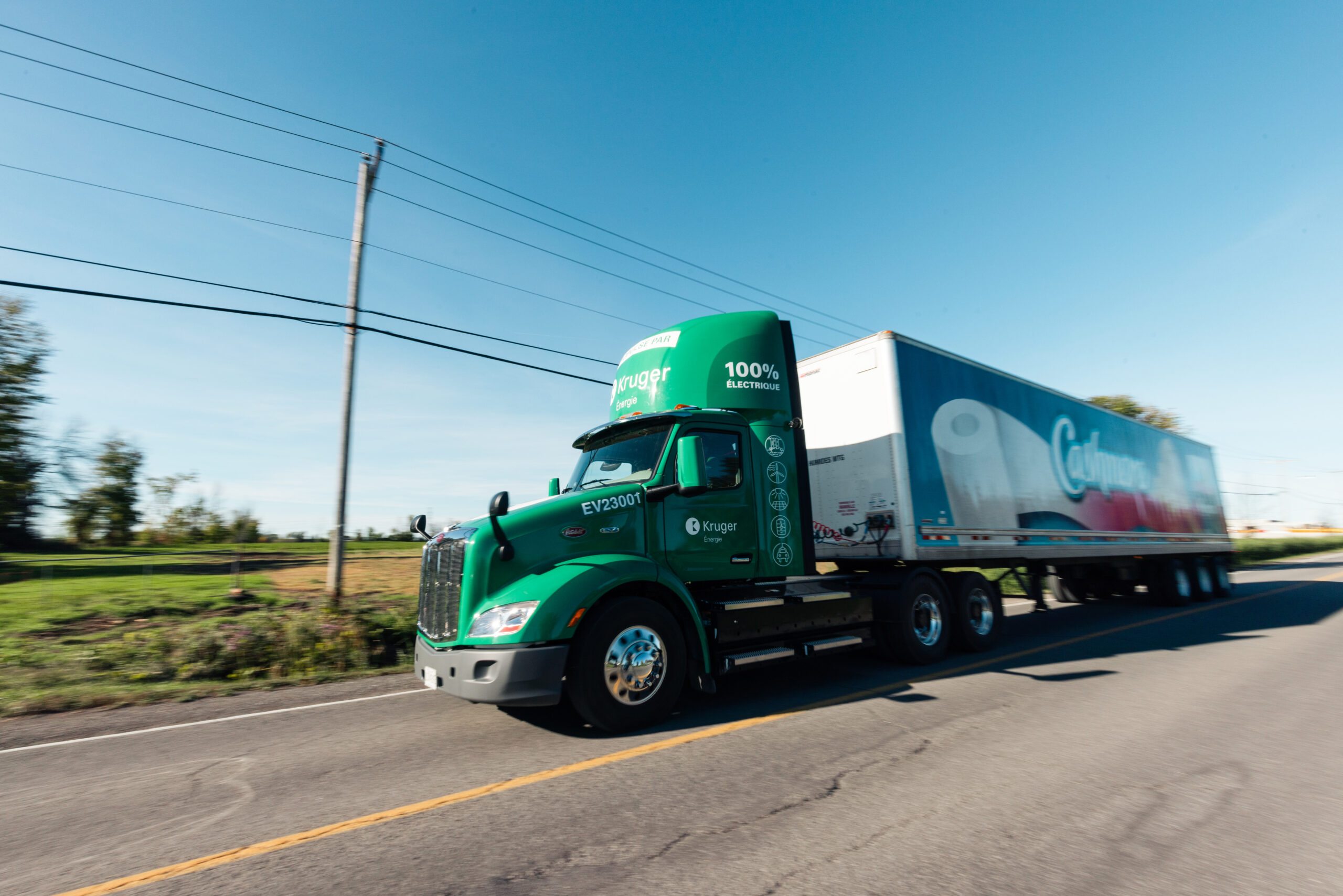 Kruger Energy Is Pioneering Eco-Friendly Logistics With Its First All-Electric Trucks Hitting ...